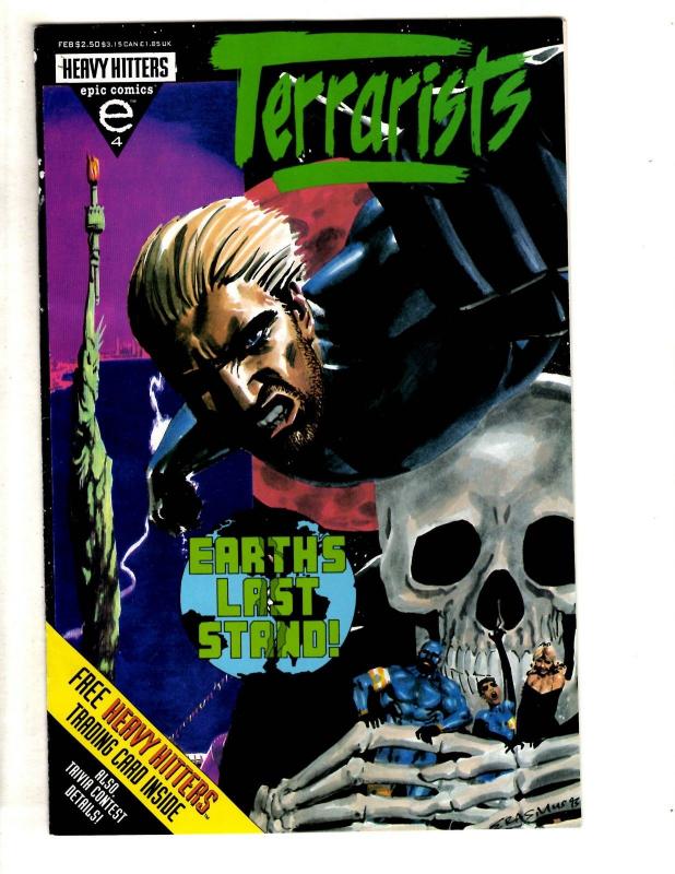 8 Marvel Epic Comics Heavy Hitters Spyke # 1 2 3 4 + Terrarists # 1 2 3 ...