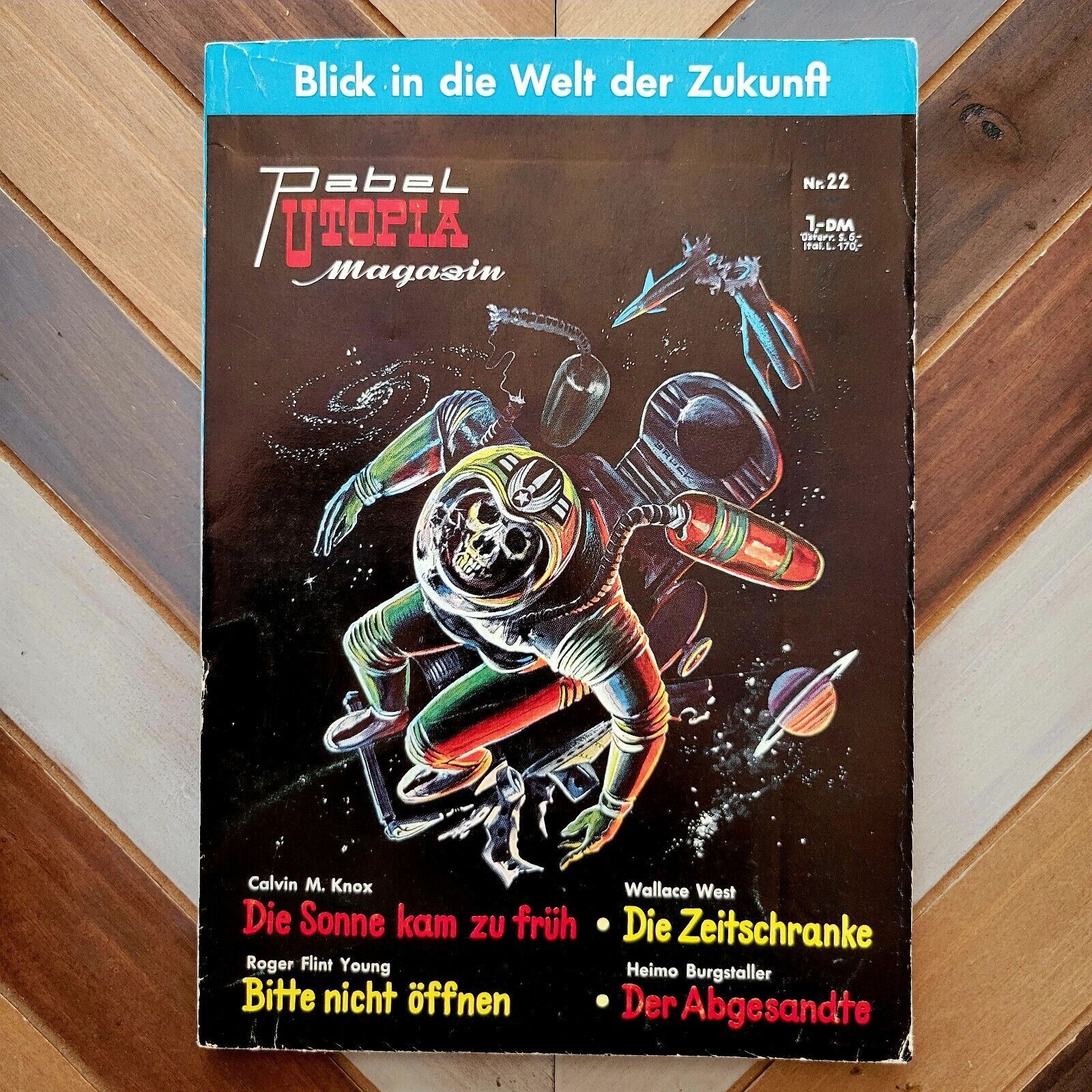 UTOPIA MAGAZIN #22 FN/VF (Pabel 1958) German Science Fiction/Fantasy ...