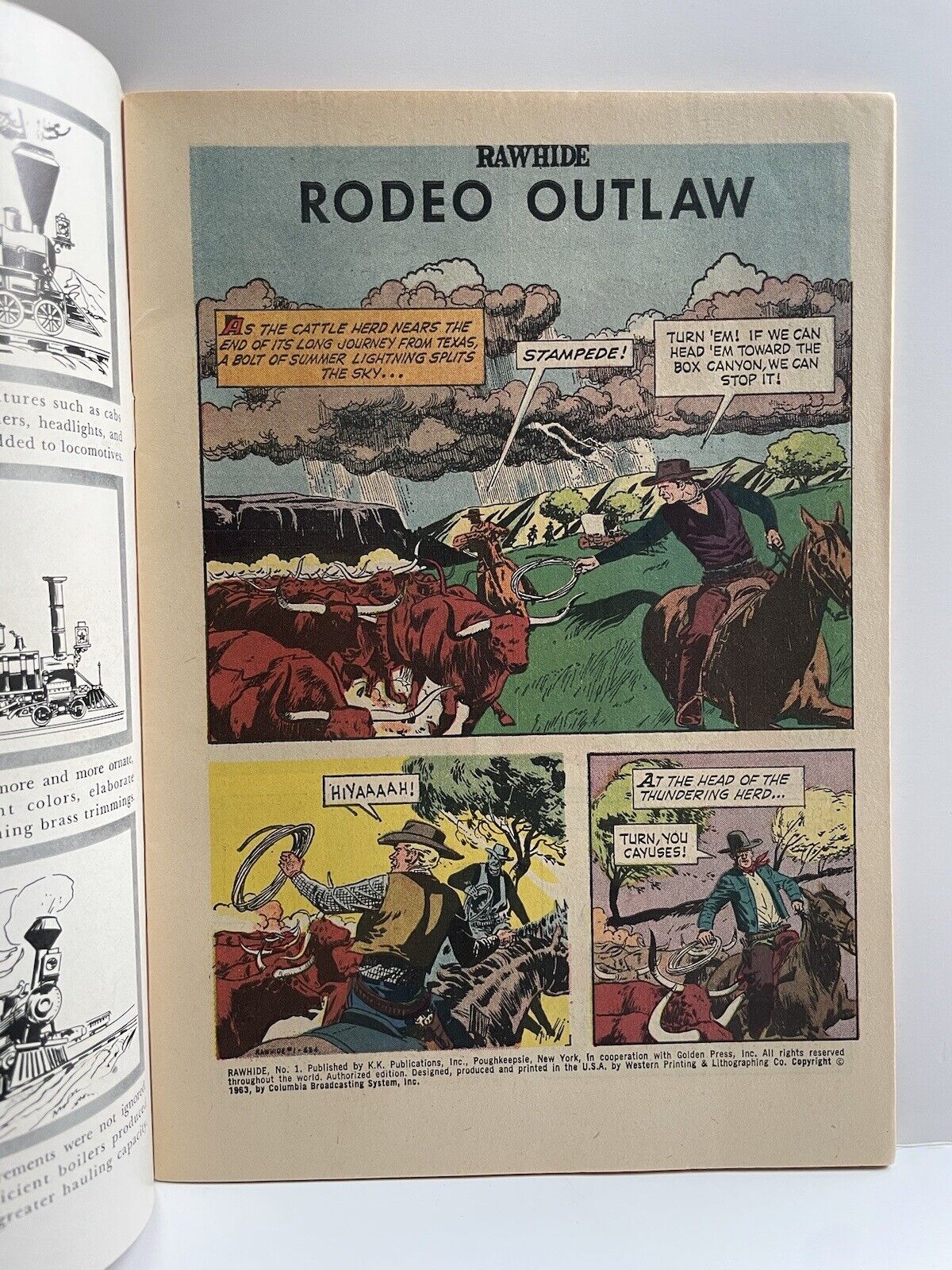 Rawhide #1 1963 Gold Key Clint Eastwood Photo Cover | Comic Books ...