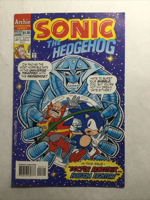 Sonic The Hedgehog 23 Very Fine Vf 8.0 Archie Comics | Comic Books ...