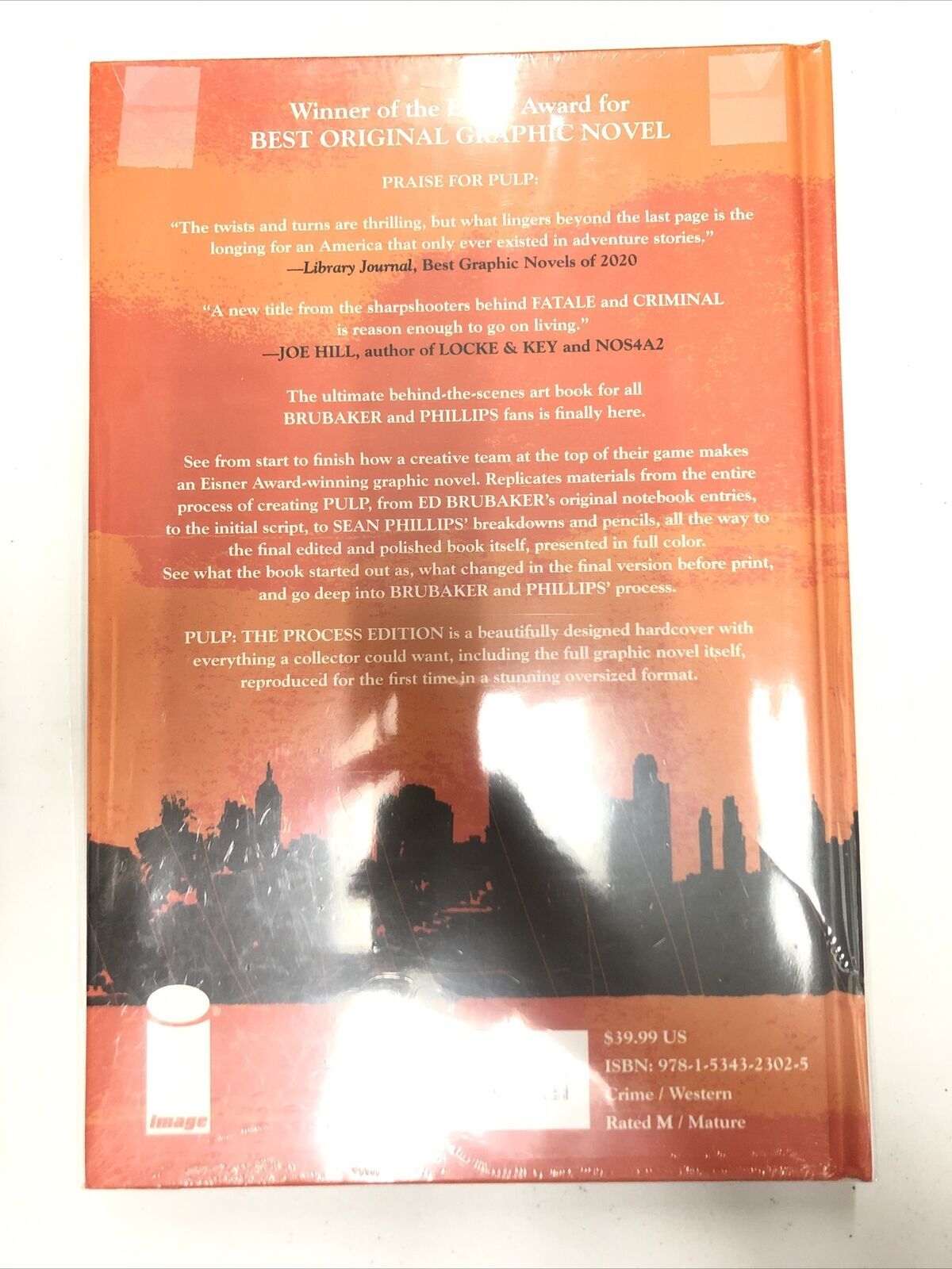 Pulp The Process Edition (2022) By Ed Brubaker HC Image Comics Sealed ...