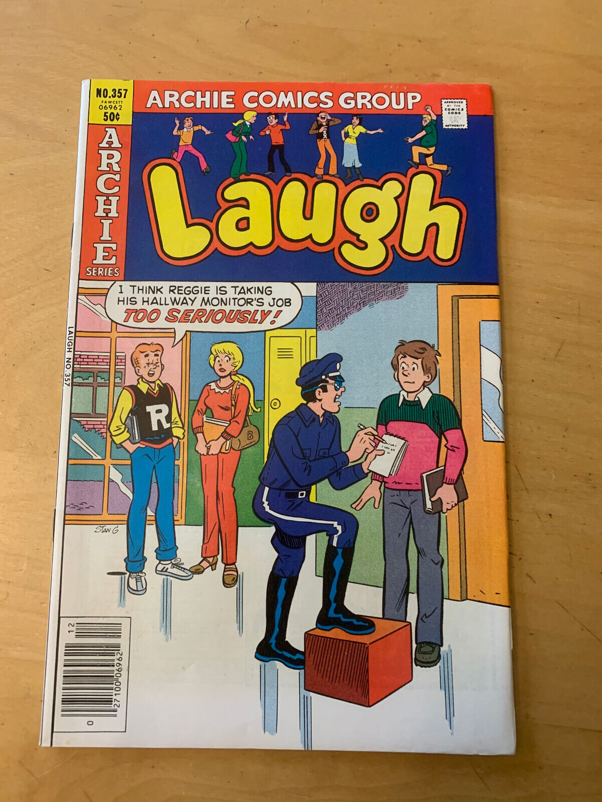 Laugh 357 SEE Pics for Grade, Hall Moniter Cover Archie Comics 1980 ...