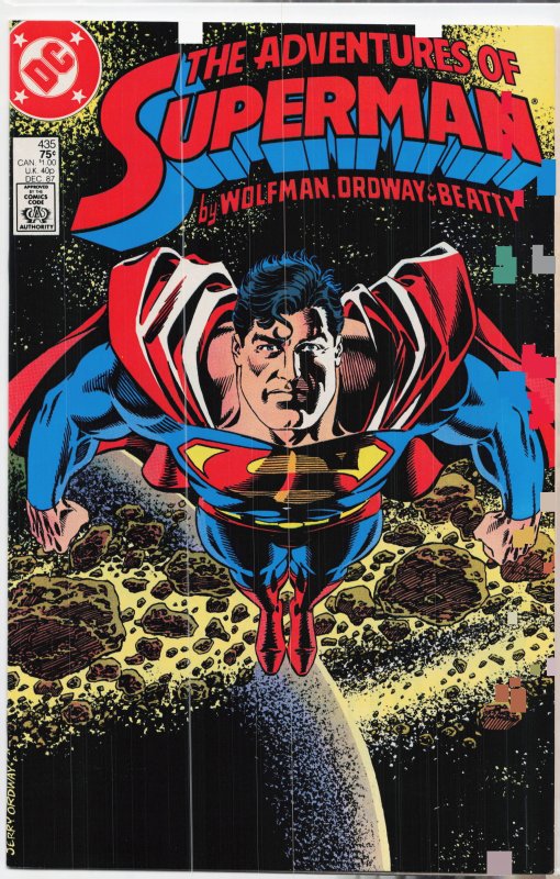 Adventures of Superman #435 Direct Edition (1987) Superman | Comic ...