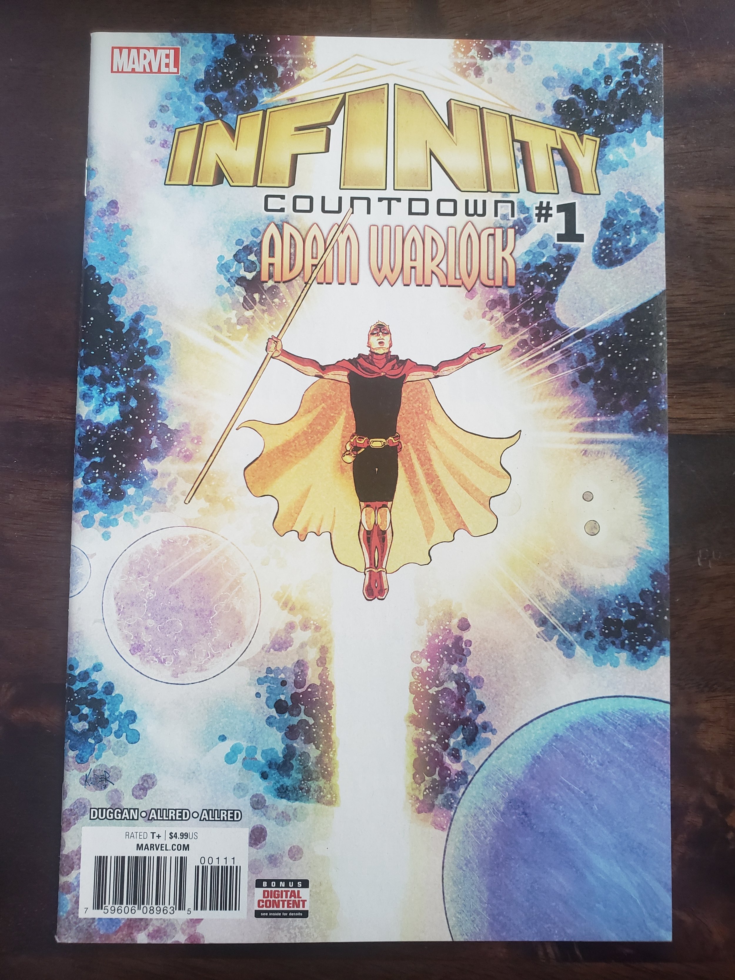 Infinity Countdown Adam Warlock 1 Aaron Kuder Variant (2018) | Comic ...