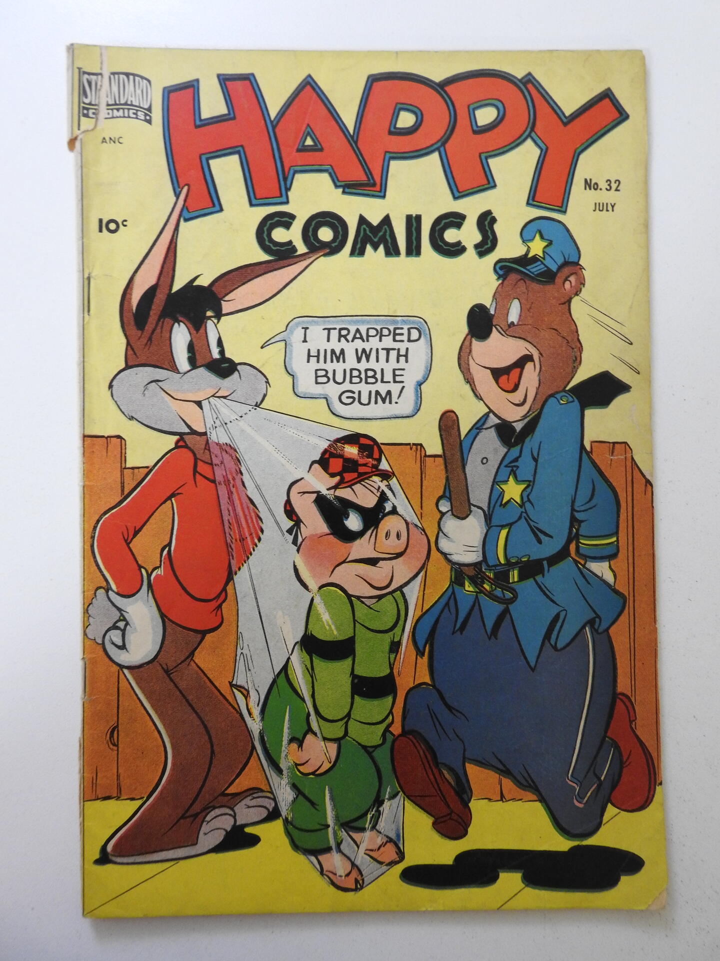 Happy Comics #32 (1949) GD Condition 3 in cumulative spine split ...