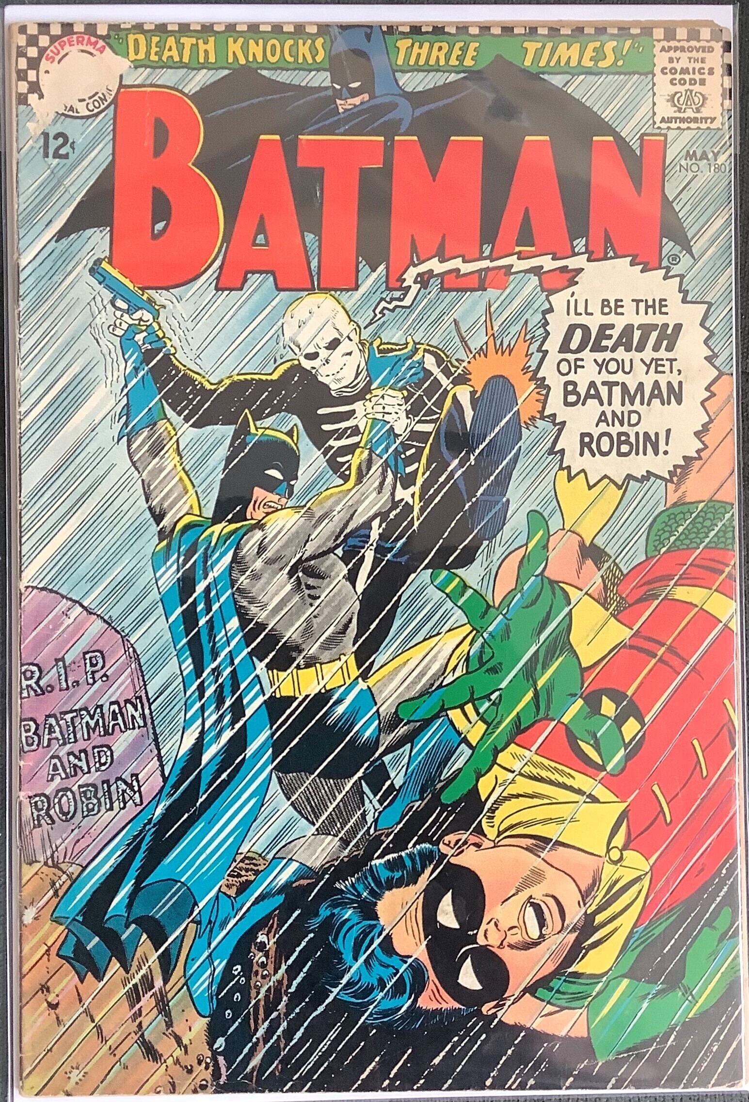 Batman #180 (1966, DC) 1st Appearance of Death Man. VG+ | Comic Books ...