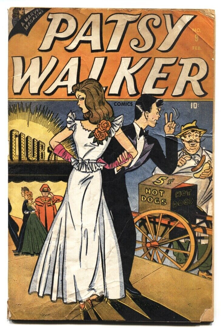 Patsy Walker #9 comic book 1947-Marvel-Daisy-Willie-spicy Good Girl Art ...