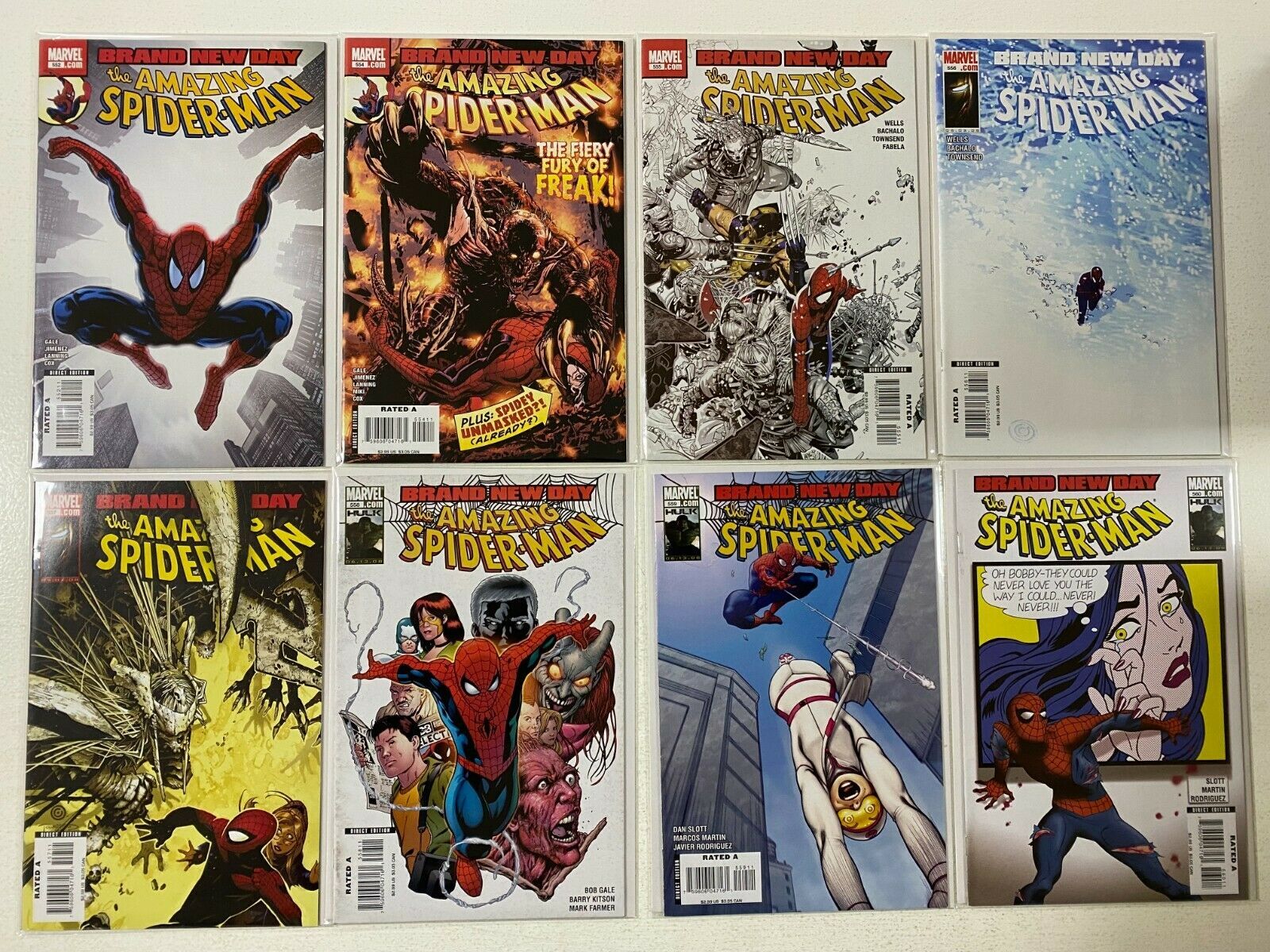 Amazing Spider-Man Comic Lot #552-599 24 Diff 8.0 VF (2008+09) | Comic ...