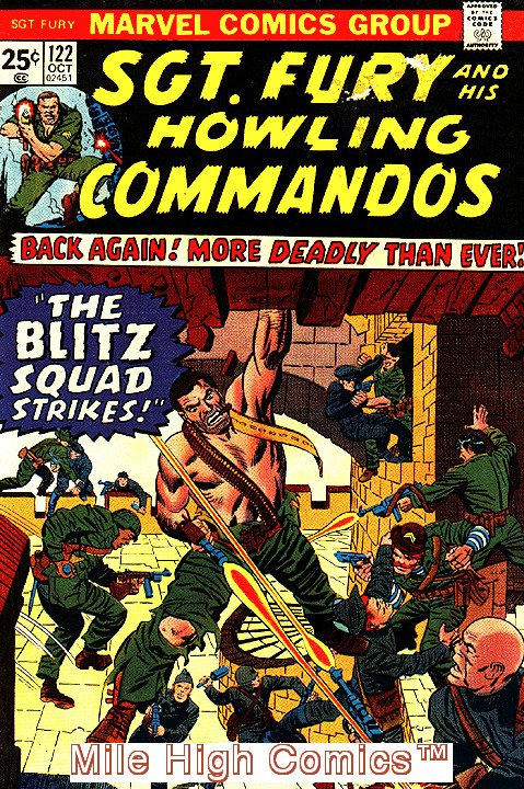 SGT. FURY AND HIS HOWLING COMMANDOS (1963 Series) #122 Good Comics Book ...