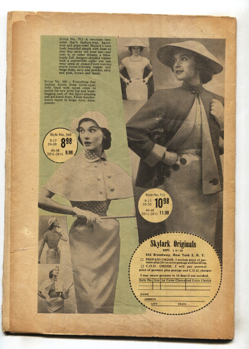 Lovers #41 1952-Wheelchair romance story Atlas Romance Comic- VG ...