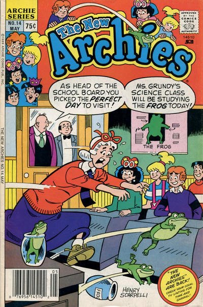 New Archies, The #14 (Newsstand) FN ; Archie | Frogs Cover | Comic ...