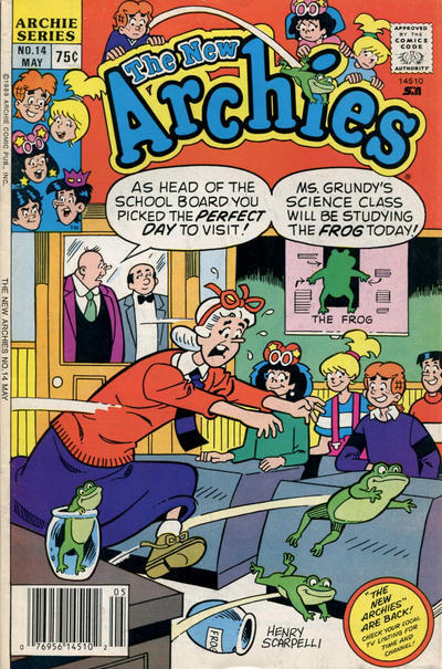 New Archies, The #14 (Newsstand) FN ; Archie | Frogs Cover | Comic ...