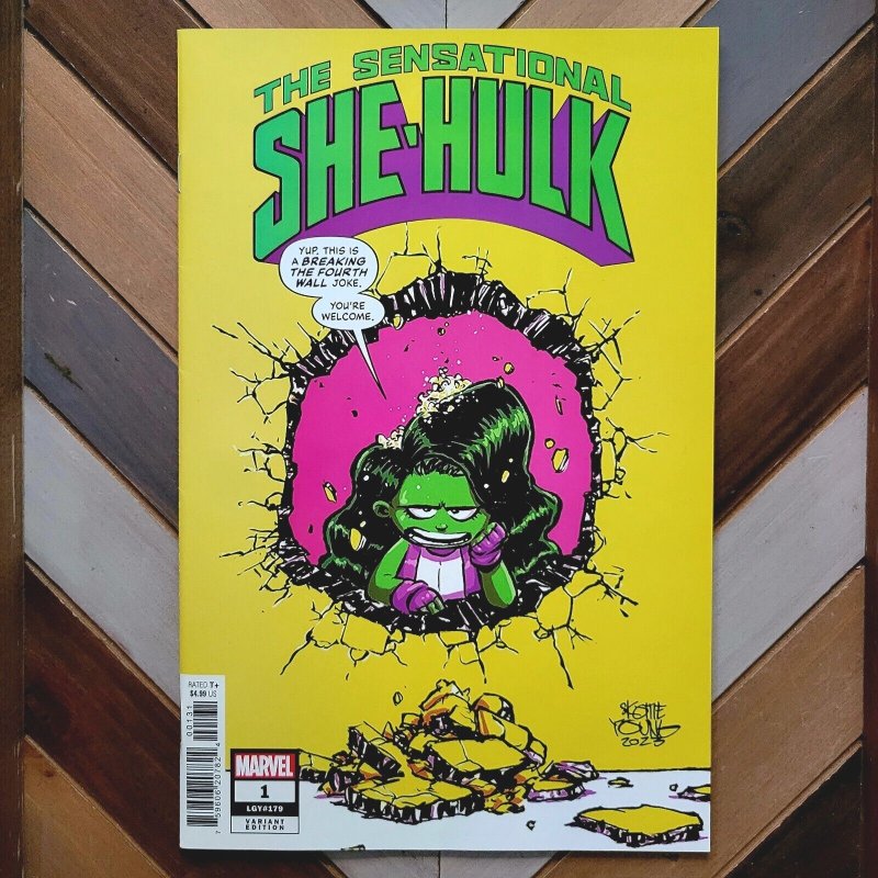 HULK + SENSATIONAL SHE HULK #1s NM Marvel 2023 Skottie Young Covers 2 ...