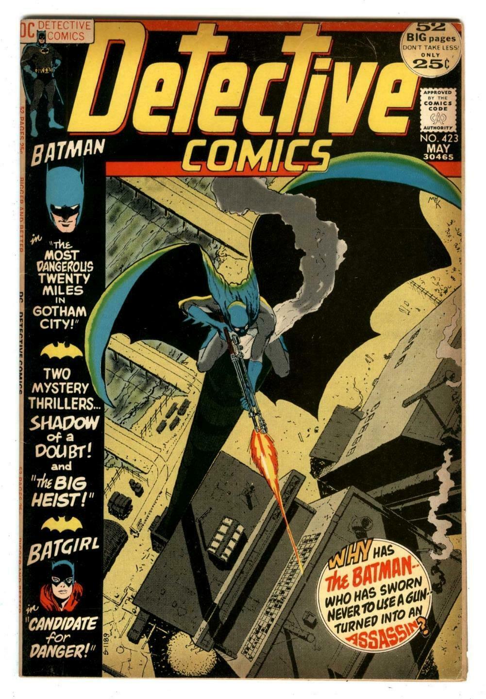 Detective Comics 423 Batgirl May 1972 Classic Mike Kaluta Batman ...