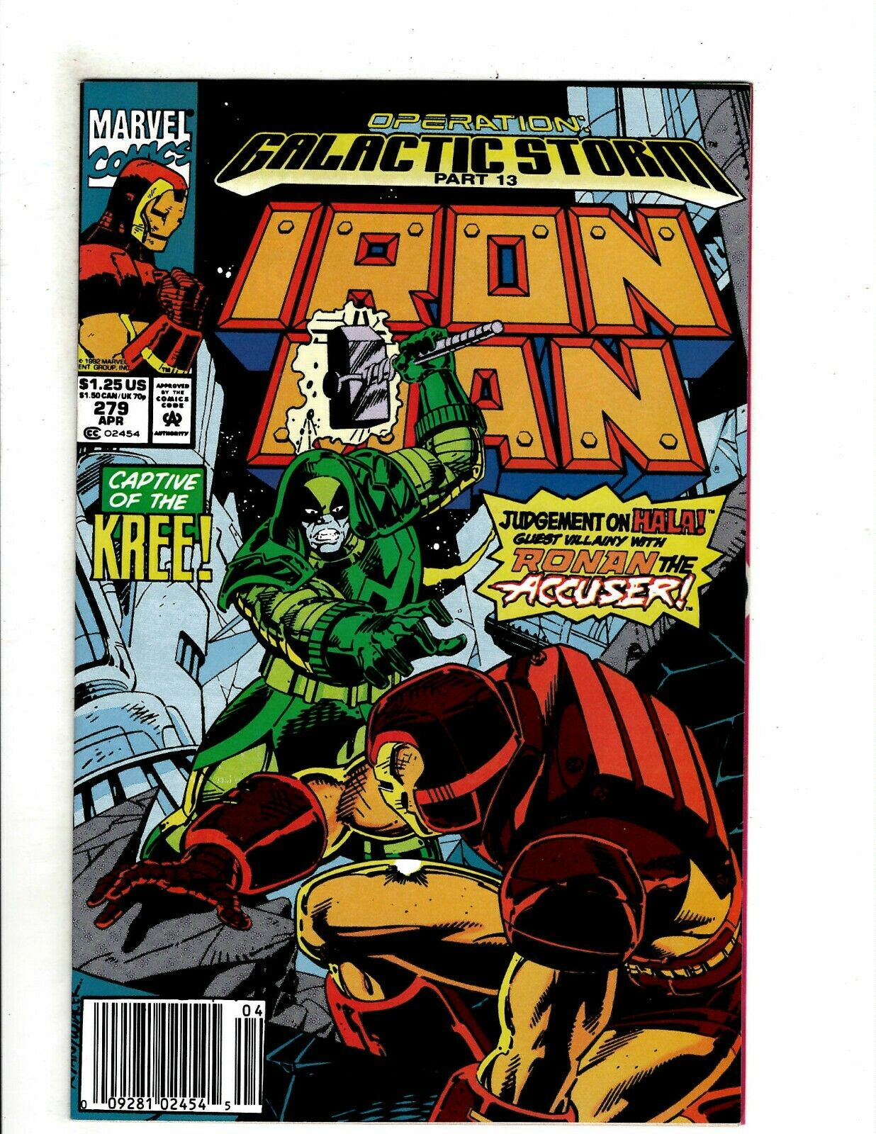 12 Marvel Comics Iron Man 274 278 279 283 289 Manual 1 Quasar 2 24 33 ...