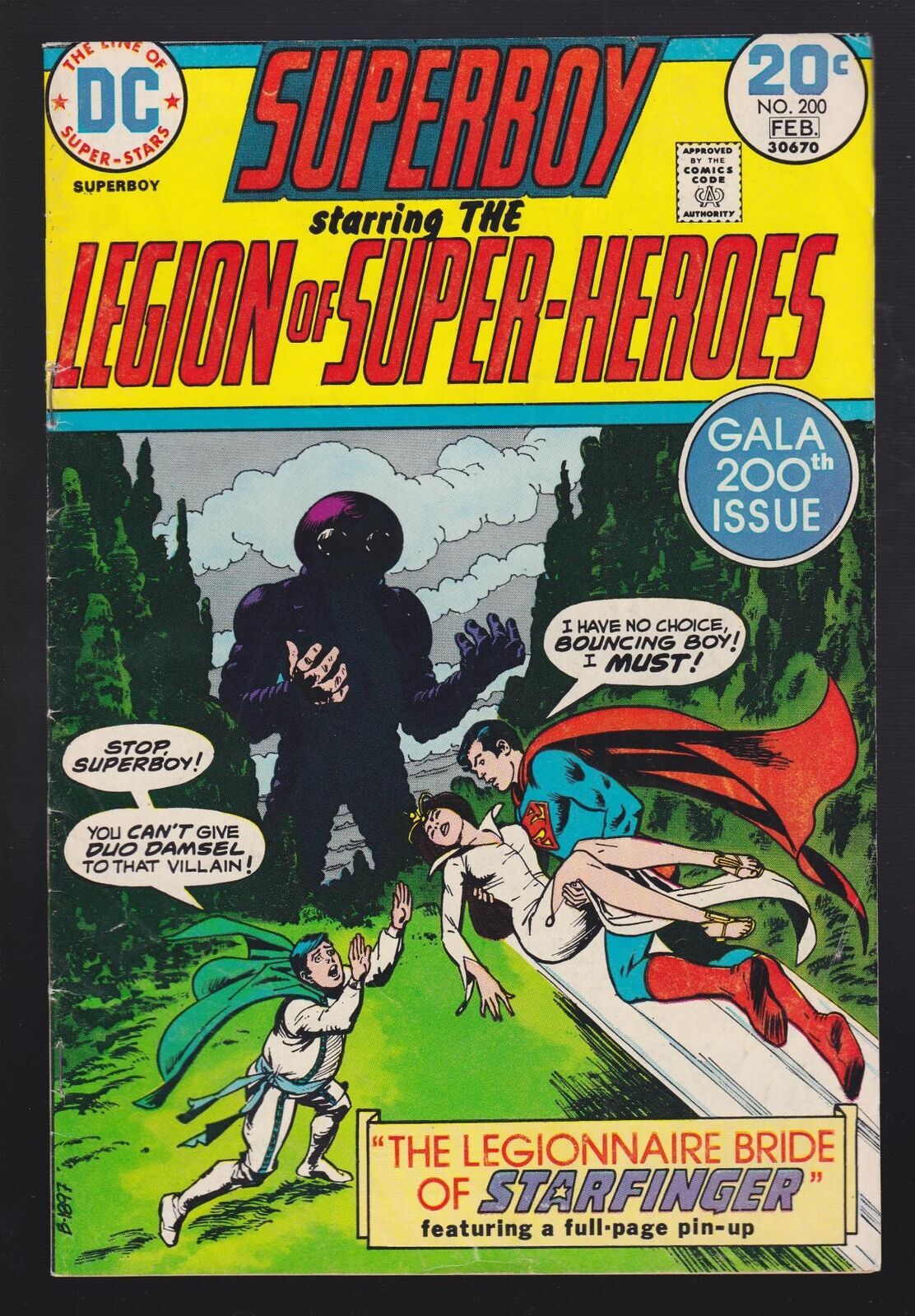 Superboy #200 (Feb 1974) 5.5 FN- DC Comic | Comic Books - Bronze Age ...