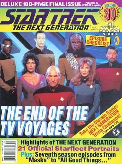 Official Star Trek, The: The Next Generation Magazine #30 VF ; Starlog ...