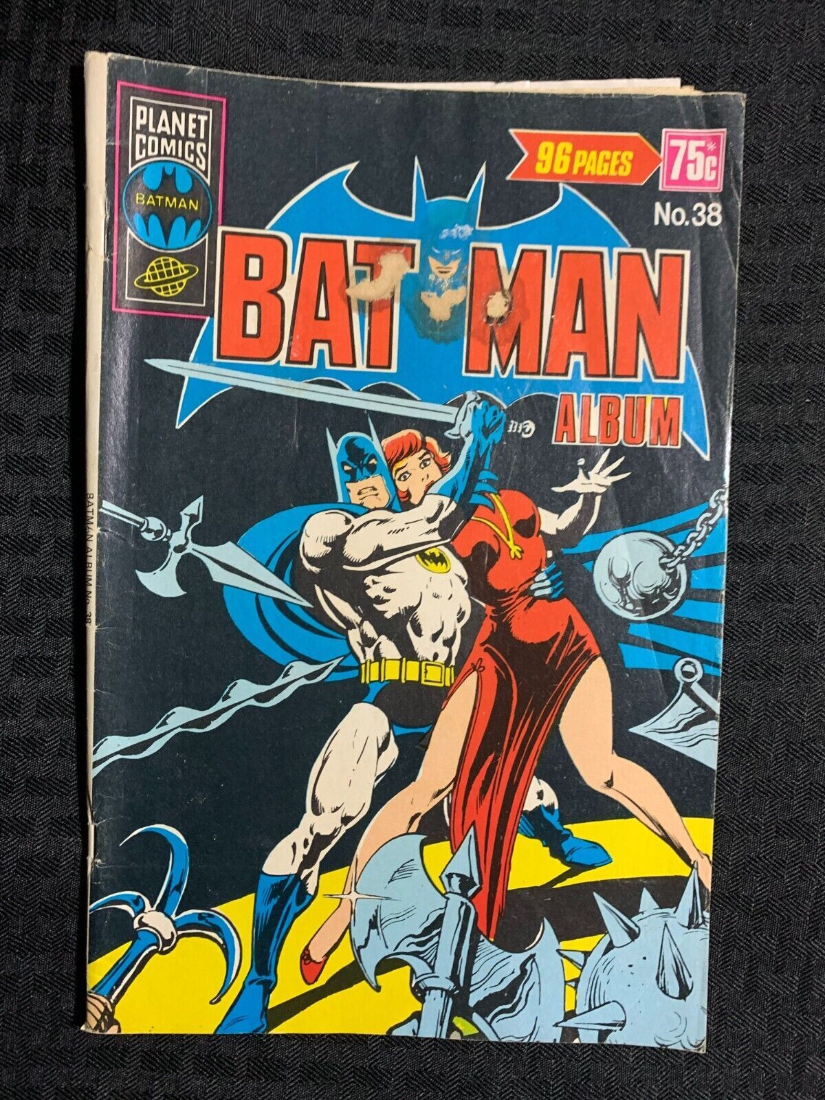 Vintage BATMAN ALBUM Planet Comics Magazine #38 VG- 3.5 Ernie Chua ...