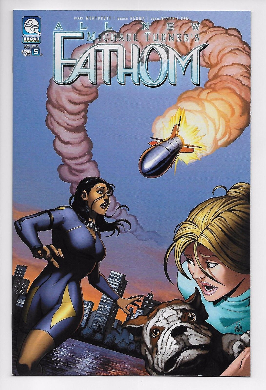 Michael Turner's All New Fathom #5 - Cover A (Aspen, 2017) - New/Unread ...