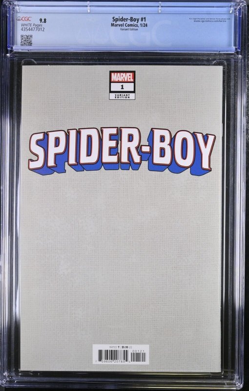 Spider-Boy #1 CGC 9.8 1st Hellifino & Gutterball JTC Negative Space ...
