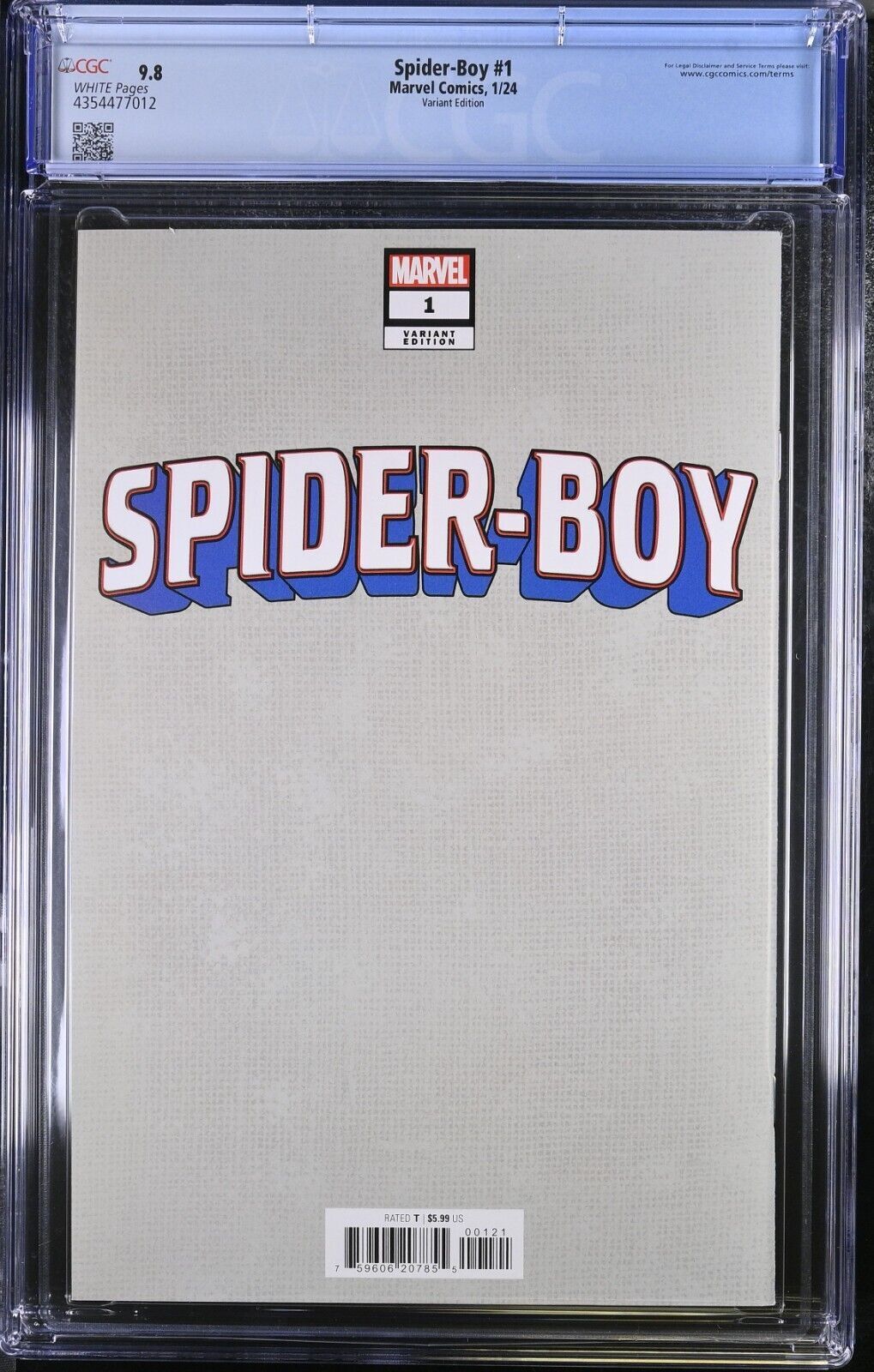 Spider-Boy #1 CGC 9.8 1st Hellifino & Gutterball JTC Negative Space ...