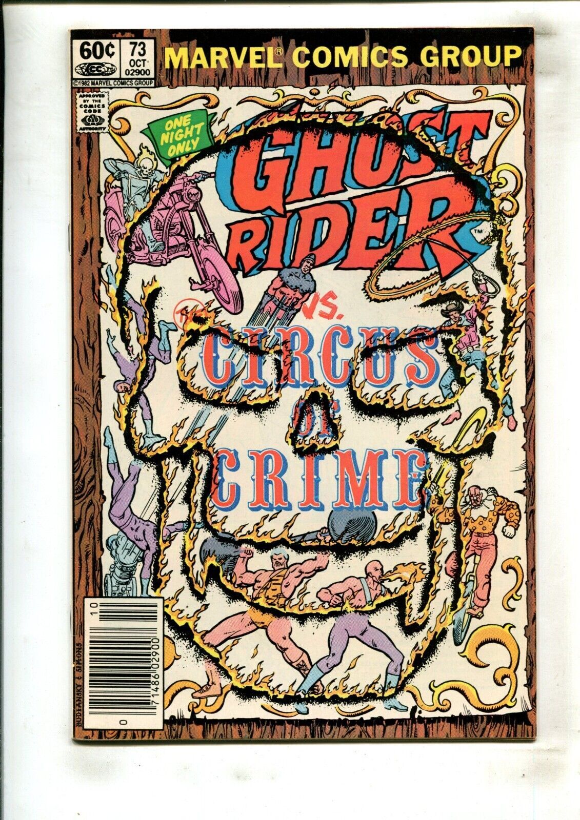 Ghost Rider #73 (9.2) Circus of Crime!! 1982 | Comic Books - Bronze Age ...