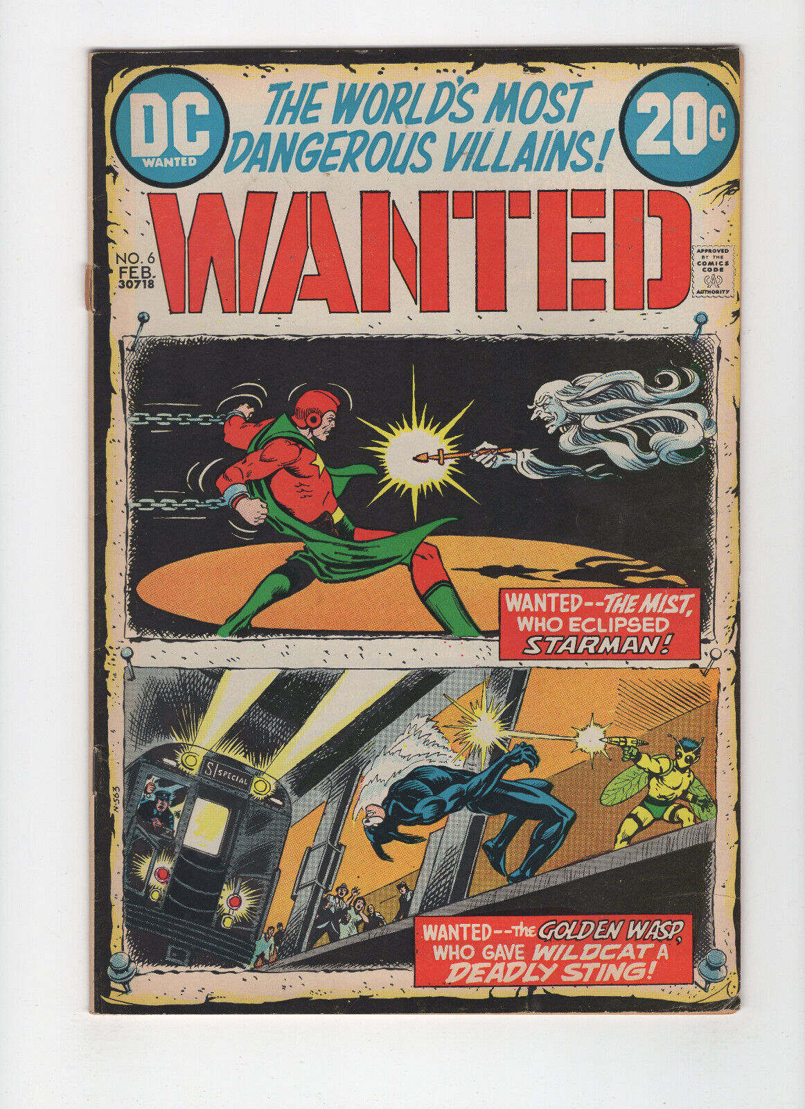 Wanted The Worlds Most Dangerous Villains #6 (1973 DC Comics) | Comic ...