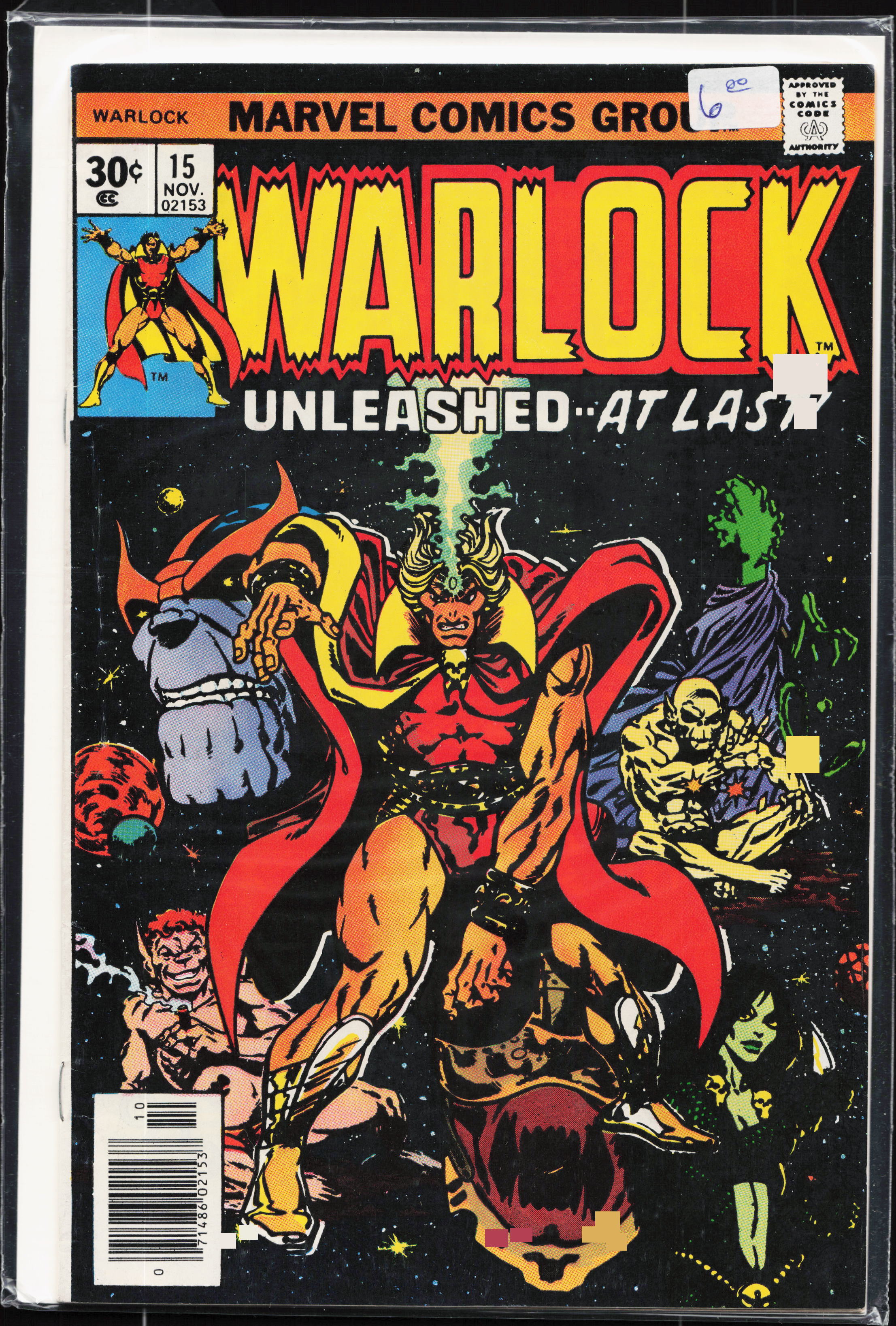 Warlock #15 (1976) Warlock | Comic Books - Bronze Age, Marvel, Warlock ...