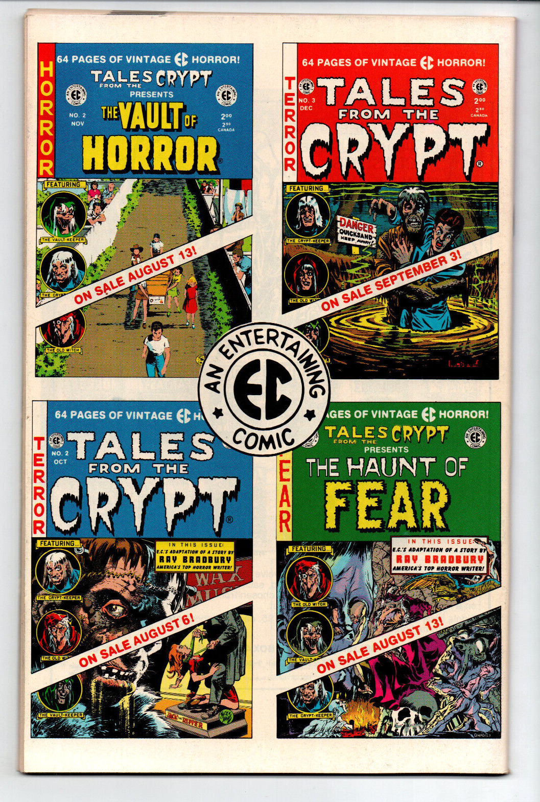 Tales from the Crypt Vault of Horror #2 - Wood - Horror - EC Reprint ...