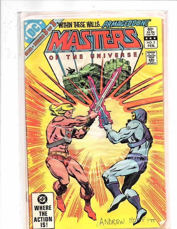 DC Comics (1982) Masters of the Universe #3 George Tuska Art (writing ...