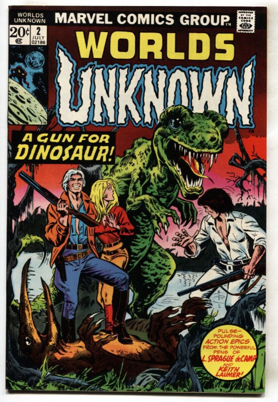 Worlds Unknown #2-Gil Kane-High Grade Issue-Marvel-1973-Dinosaurs | Comic Books - Bronze Age ...