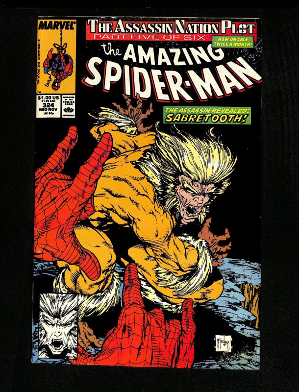 Amazing Spider-Man #324 Sabretooth McFarlane Cover! | Full Runs & Sets ...