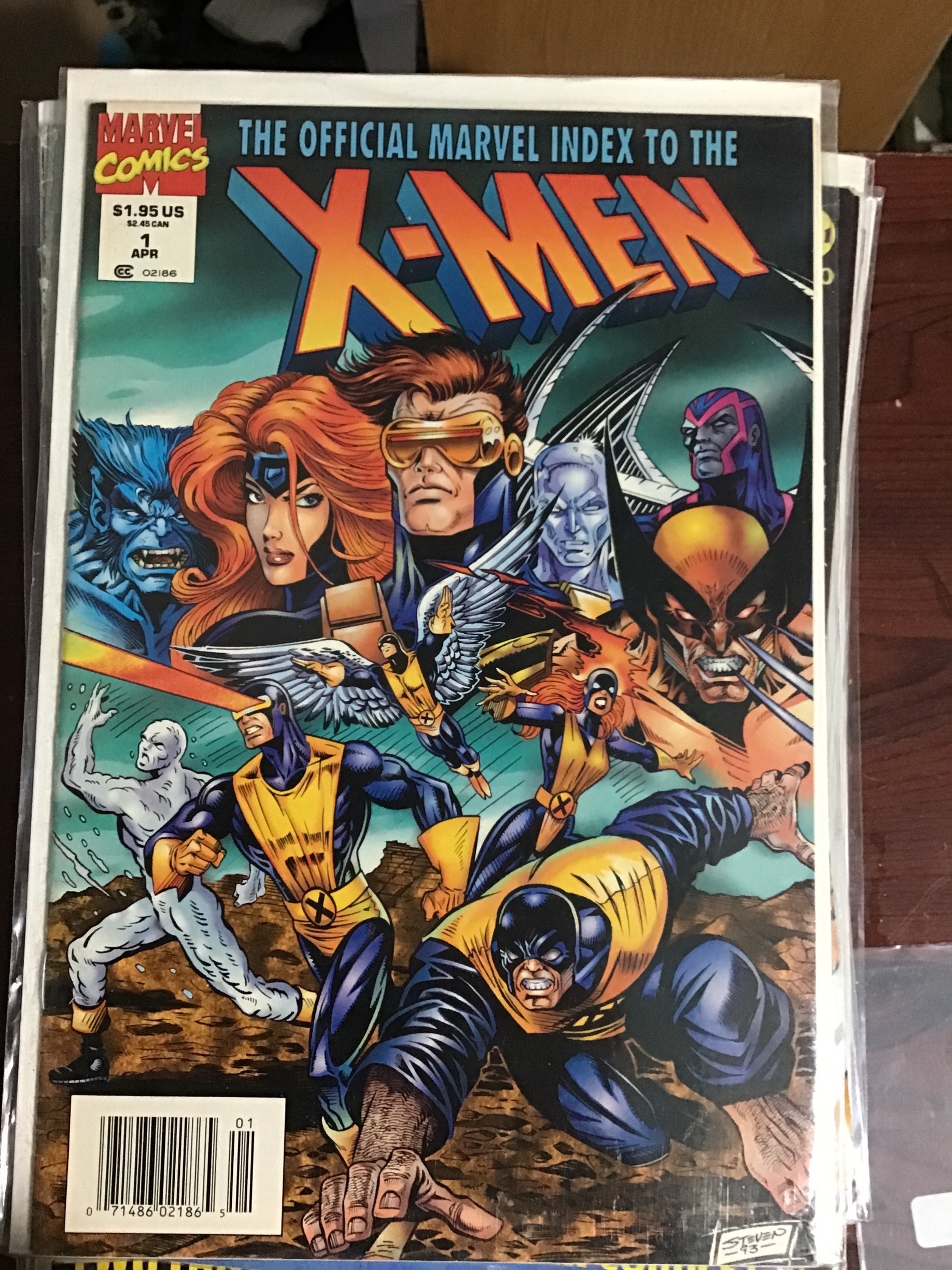 The Official Marvel Index to the X-Men #1 Newsstand Edition (1994 ...