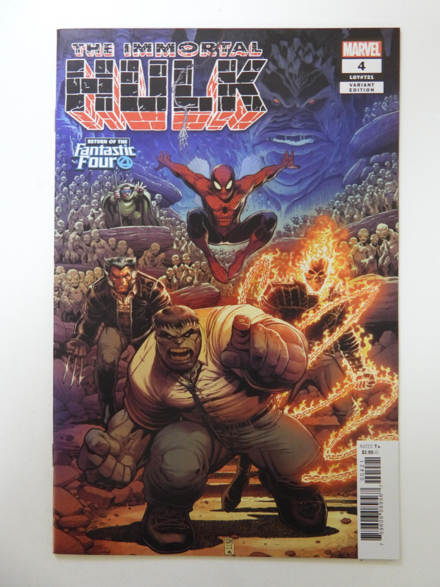 The Immortal Hulk #4 Arthur Adams 'Return of the Fantastic Four' Va ...