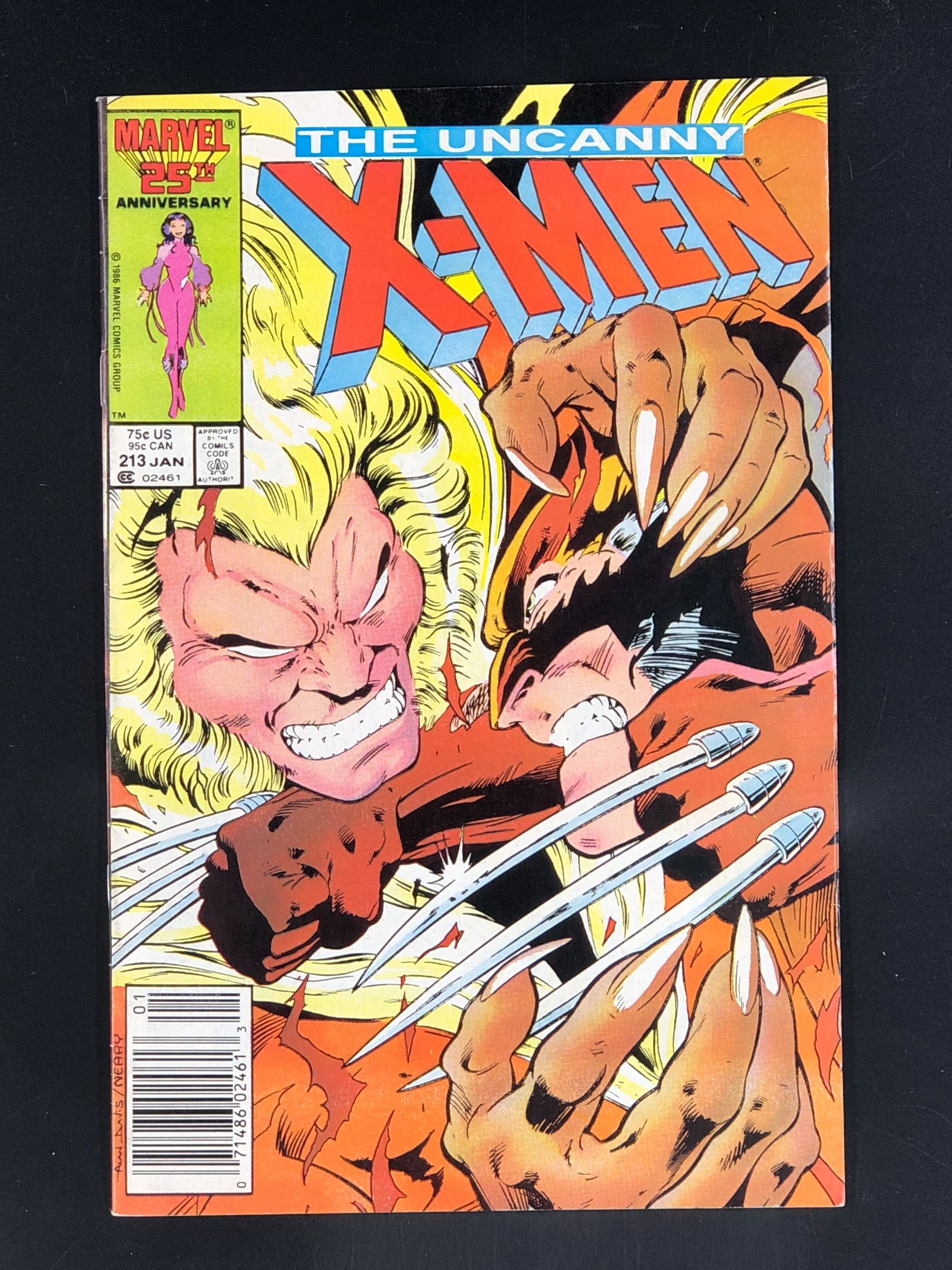 The Uncanny X-Men #213 (1987) 1st Cameo Appearance of Mr. Sinister ...
