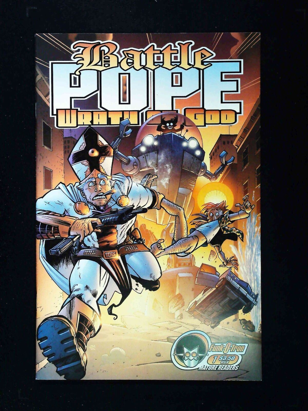 Battle Pope Wrath Of God #1 Funk-O-Tron Comics 2002 Vf/Nm | Comic Books ...