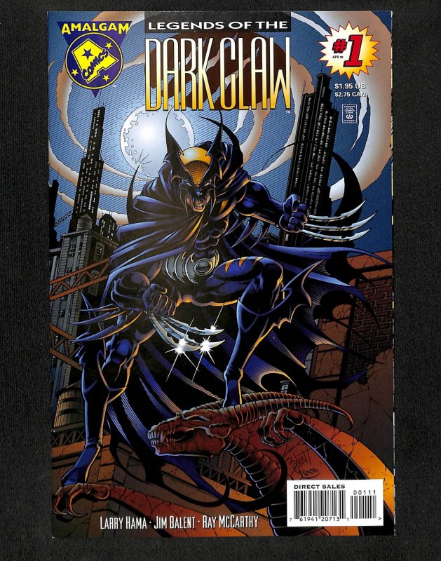 Legends of the Dark Claw #1 Batman Wolverine Amalgam Comics! | Comic ...