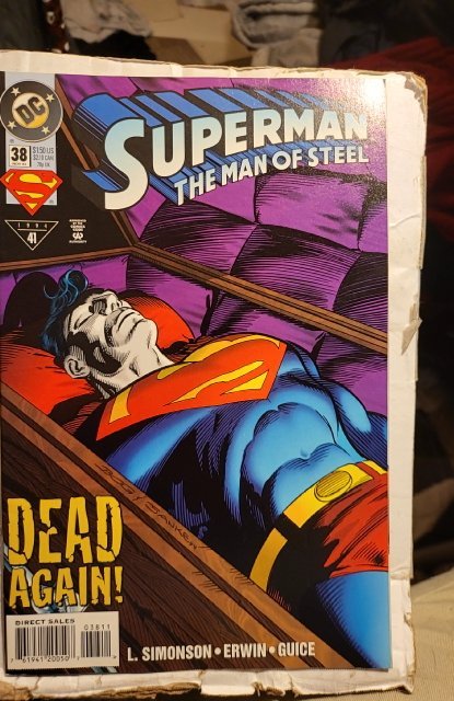 Superman: The Man of Steel #38 (1994) sb6 | Comic Books - Modern Age ...