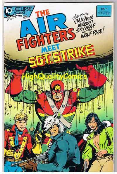 AIR FIGHTERS Meet SGT STRIKE #1, NM, Valkyrie, 1988, more indies in ...