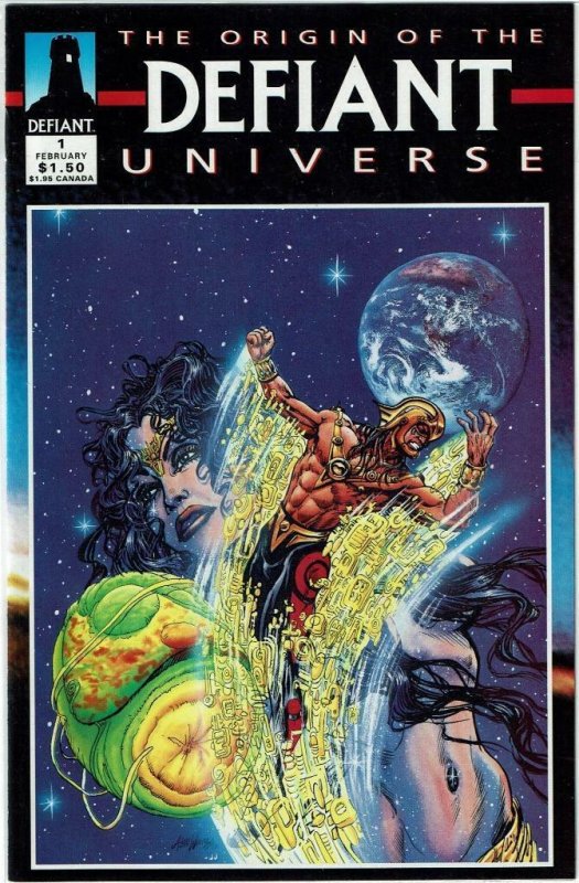 THE ORIGIN OF THE DEFIANT UNIVERSE (1994 Defiant Series) 1 - Near Mint ...