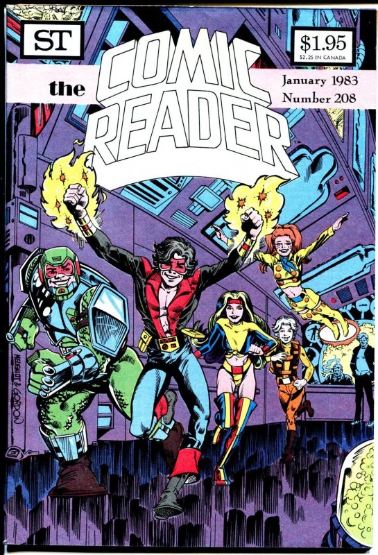 Comic Reader #208 1983-DNAgents cover-Superman-new comic info-VG ...