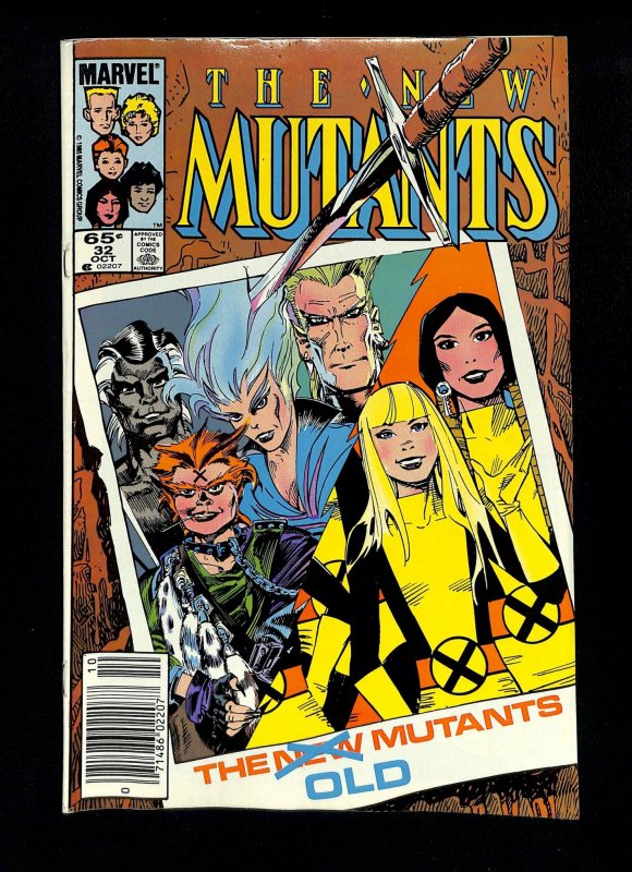 New Mutants #32 Newsstand Variant | Comic Books - Copper Age, Marvel ...