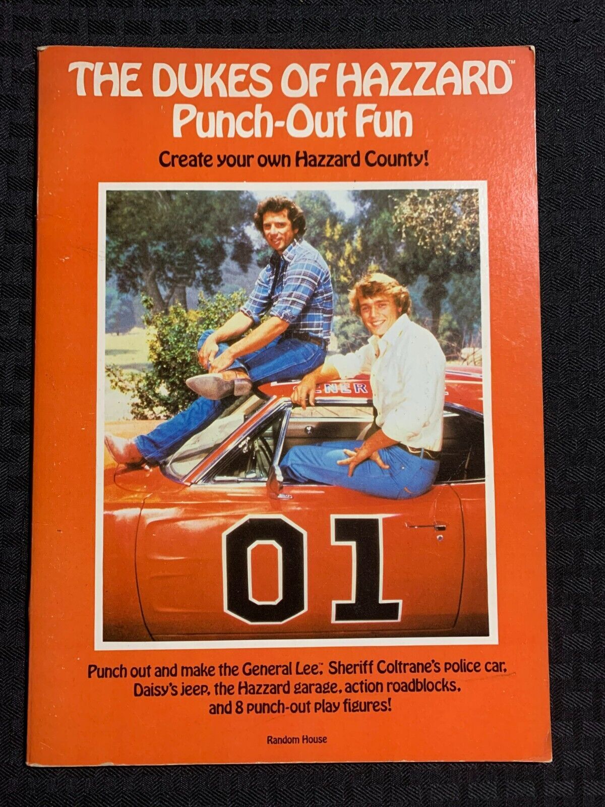 1982 DUKES OF HAZZARD Punch-Out Fun VG 4.0 Random House INCOMPLETE ...