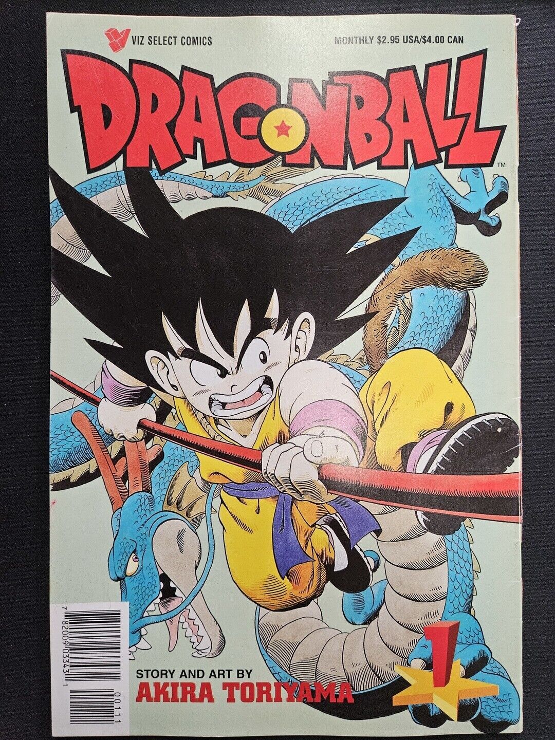 Dragon Ball #1 Vf- 1st Print Akira Toriyama Viz Comics RARE HTF 1985 ...