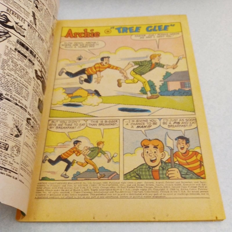 THE WORLD OF ARCHIE #156 Archie Giant Series Magazine 1968 | Comic ...