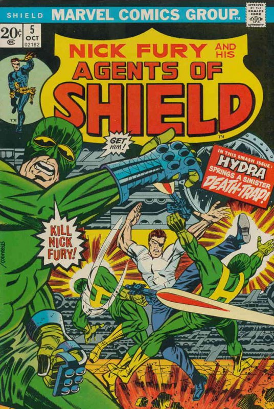 SHIELD #5 FN ; Marvel | Steranko Nick Fury And His Agents of S.H.I.E.L ...