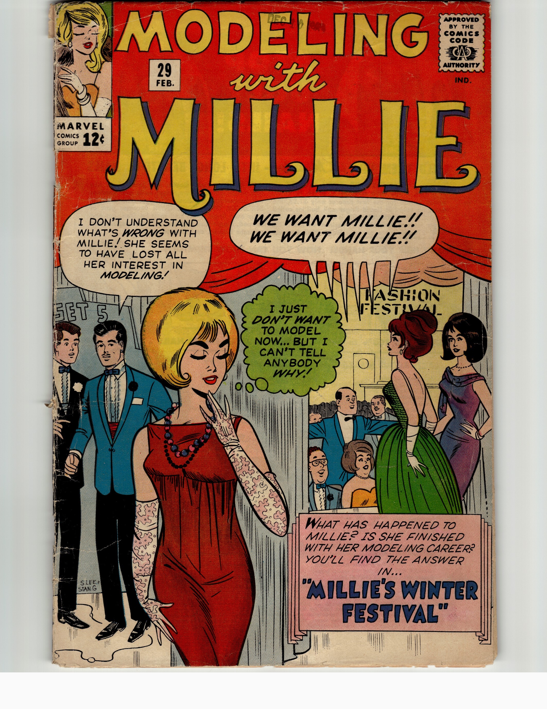 Modeling With Millie #29 (1964) Millie the Model | Comic Books - Silver ...
