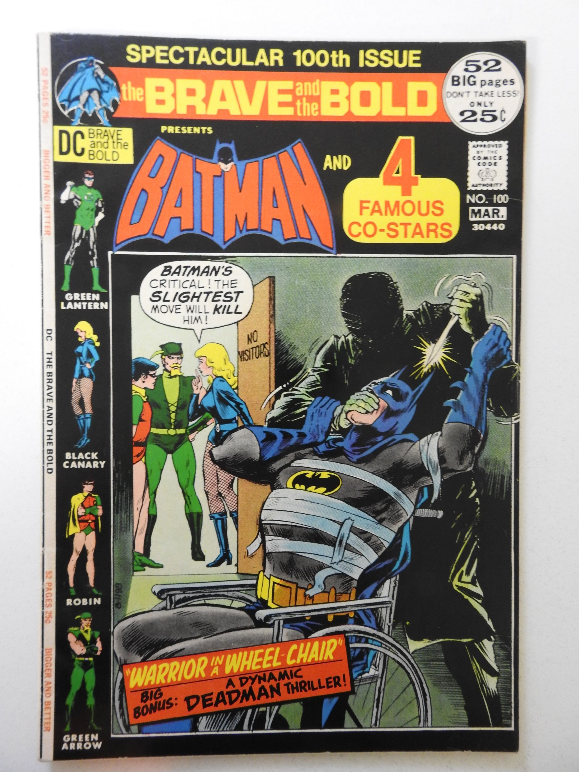 The Brave and the Bold #100 (1972) FN Condition! 1/2 in tear bc | Comic ...