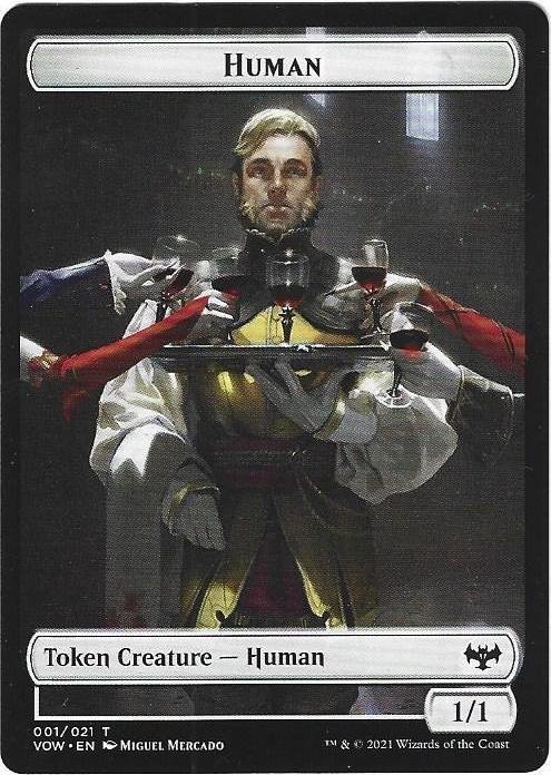 Magic the Gathering: Innistrad - Kamigawa: Neon Dynasty - Human Token ...