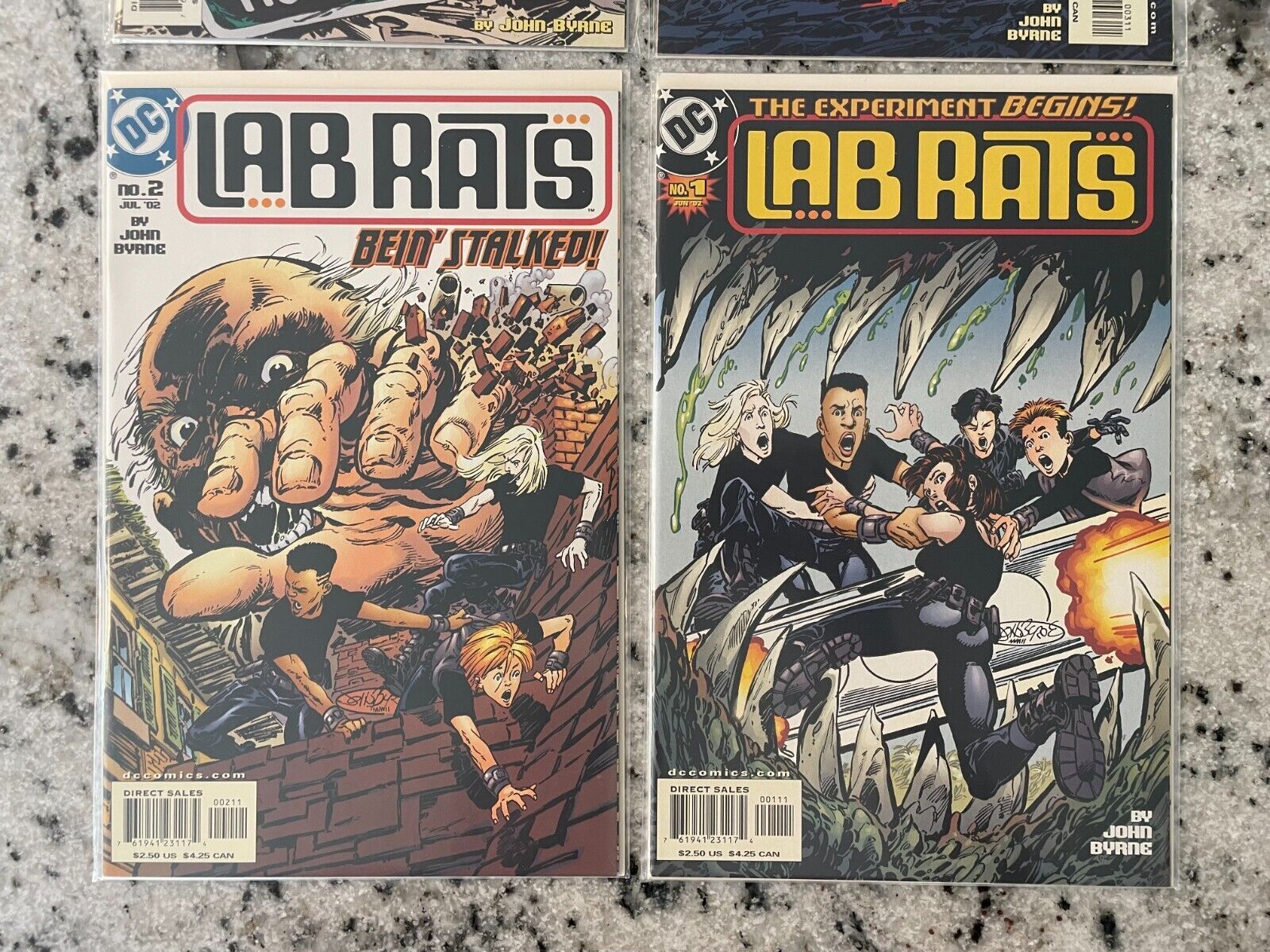 4 Lab Rats DC Comic Books # 1 2 3 4 NM Superman Batman Flash Wonder ...